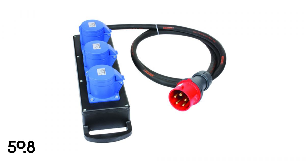 Rent the Distribution box 32A tri to 32A mono from — • 50.8 Rentals